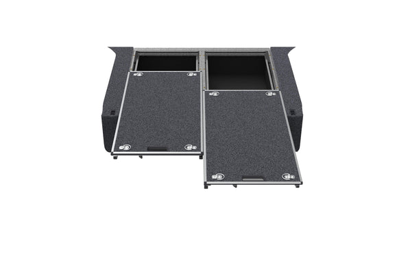 Dual roller drawer system for Toyota Landcruiser 300 Series | 4WD Interiors
